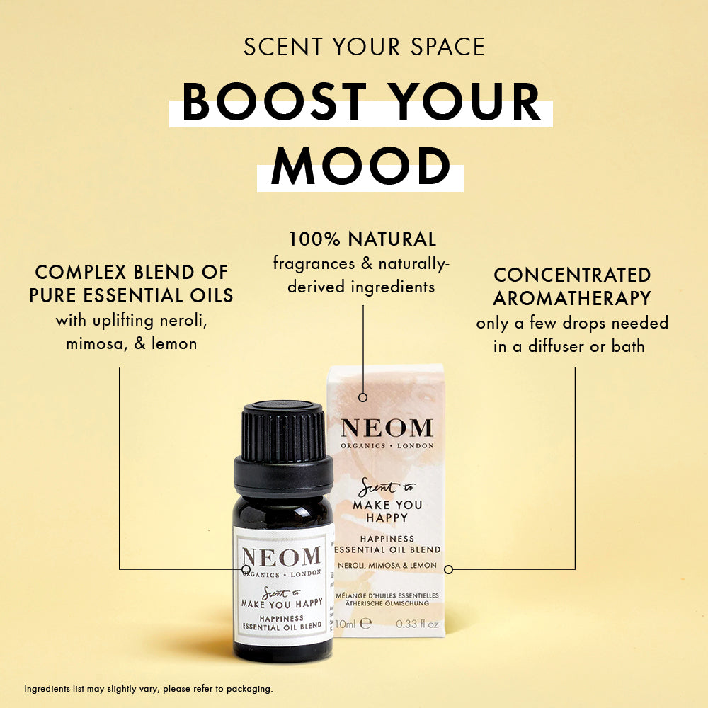 Happiness Essential Oil Blend 10ml – NEOM Wellbeing US