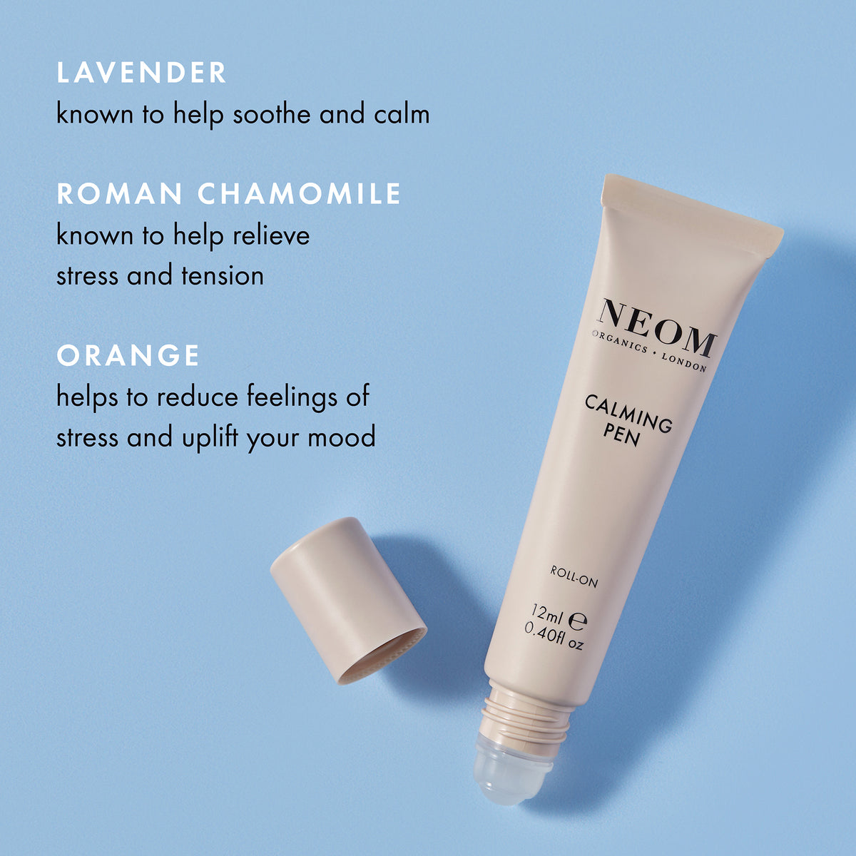 Calming Pen Essential Oil Roll On – NEOM Wellbeing US