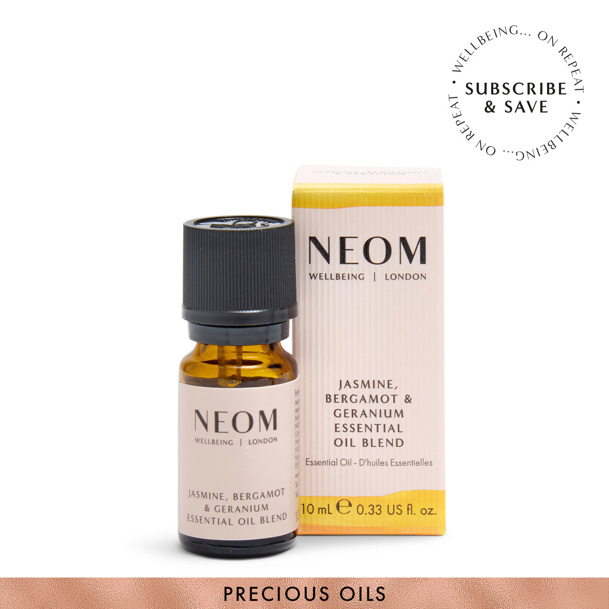 Jasmine, Bergamot & Geranium Essential Oil Blend 10ml – NEOM Wellbeing US